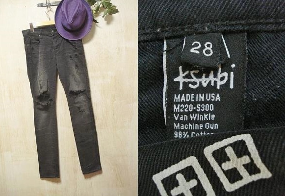 KSUBI スビ パンツ 28 黒(ソーイ)｜売買されたオークション情報、yahooの商品情報をアーカイブ公開 - オークファン（aucfan.com）