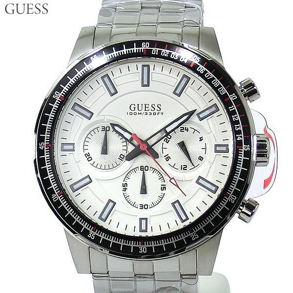 GUESS ゲス メンズ 腕時計 クロノグラフ ステンレス ホワイト W0801G1 FUEL 45mm 保無(ゲス)｜売買されたオークション ...