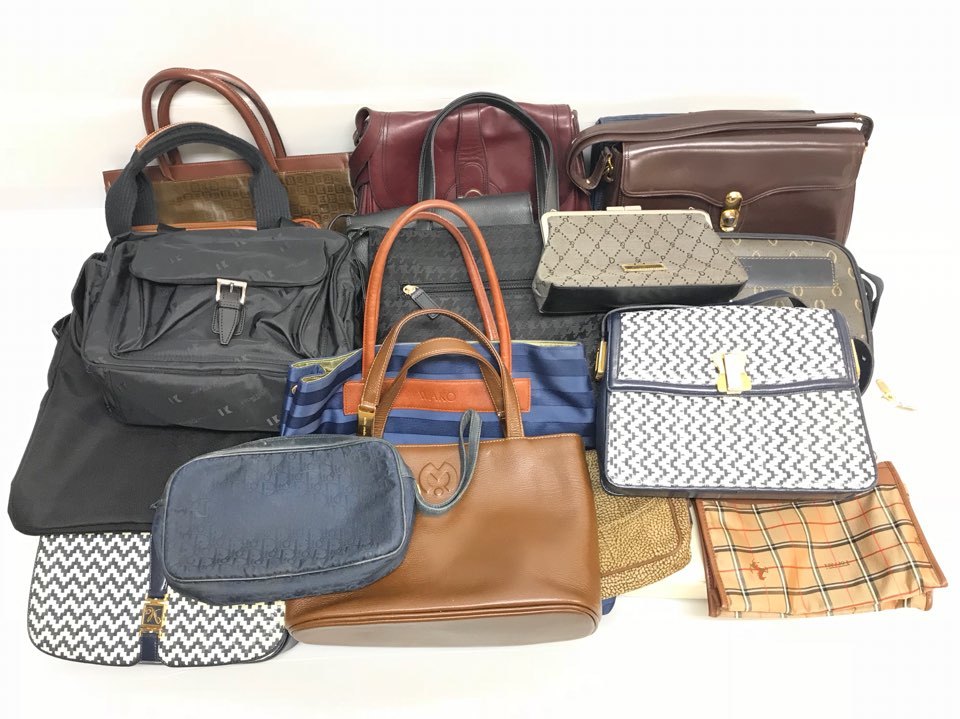 N080904 Chistian Dior BALLY GOLD PFEIL HANAE MORI ミラショーン など ブランドバッグ 大量 ...