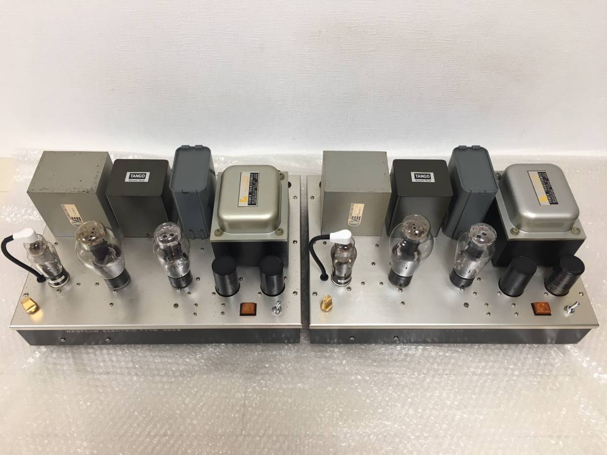 A0192 自作真空管アンプペア Western Electric 300B/274B/310A PEERLESS S-255-S/LUX ...