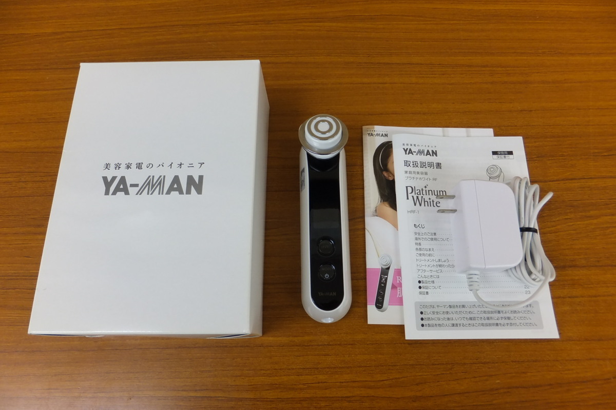 ヤーマン 家庭用美容器 プラチナホワイトRF HRF-1 ジャンク S9-21(フェイスケア)｜売買されたオークション情報、yahooの商品情報をアーカイブ公開 - オークファン（aucfan ...