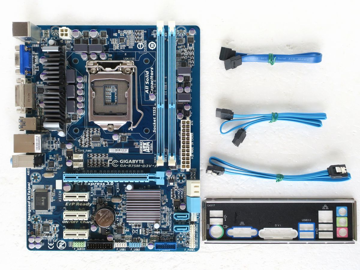 GIGABYTE GA-B75M-D3V-JP MicroATX/LGA1155/DDR3/INTEL B75 22(GIGA-BYTE ...