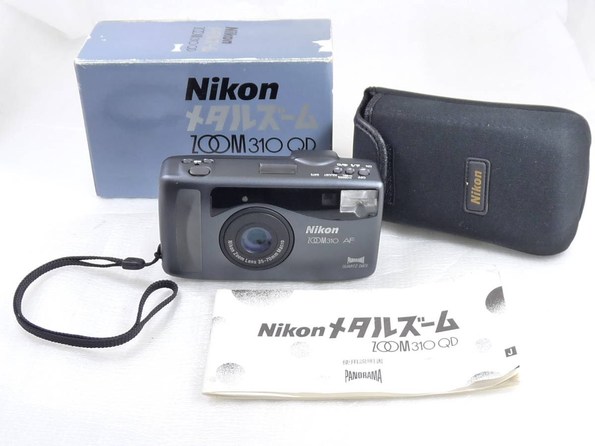 フィルム コンパクトカメラ Nikon ZOOM 310 AF QD PANORAA 元箱 取説付(コンパクトカメラ)｜売買されたオークション ...