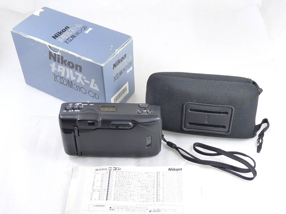 フィルム コンパクトカメラ Nikon ZOOM 310 AF QD PANORAA 元箱 取説付(コンパクトカメラ)｜売買されたオークション ...