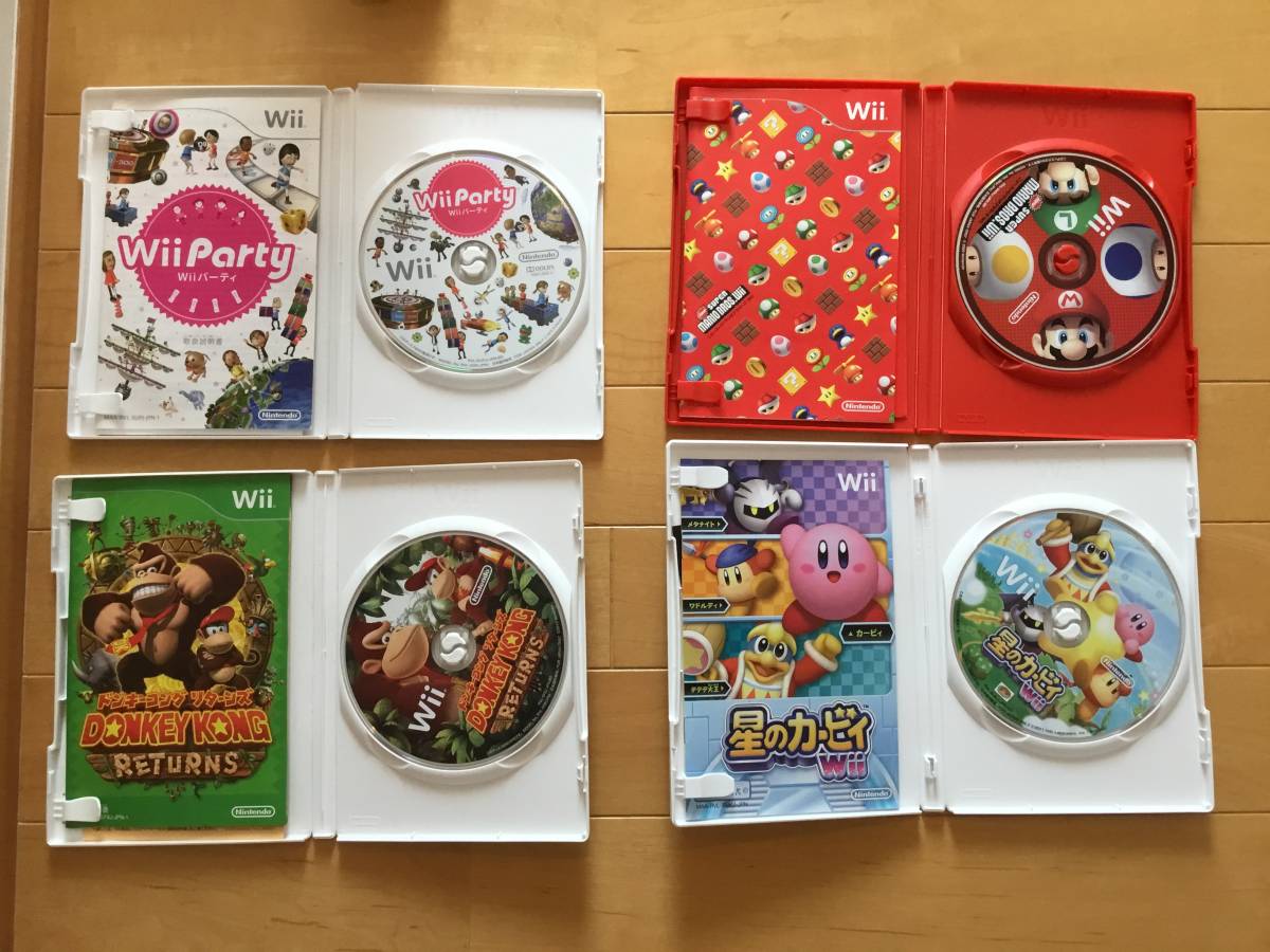Wii本体 ドンキーコング ニュースーパーマリオブラザーズ 星のカービー wiiパーティー(Wii本体)｜売買されたオークション情報 ...