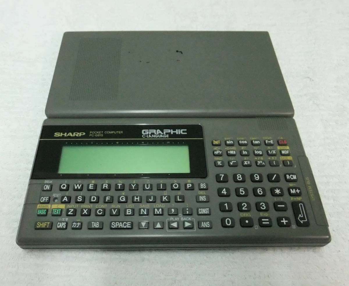 SHARP シャープ ポケットコンピューター PC-G815 ポケコン ジャンク(ポケットコンピュータ)｜売買されたオークション情報、yahooの商品情報をアーカイブ公開 - オークファン ...