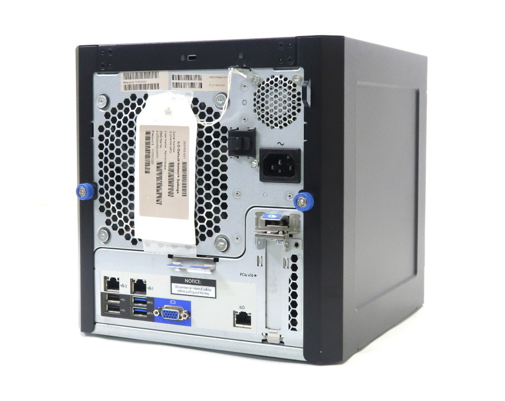 hp ProLiant MicroServer Gen8 Pentium G2020T 2.5GHz 8GB 2TBx2台 SATA3.5インチ/RAID1構成 DVD+-RW ...