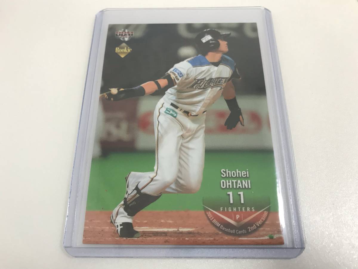 新人王 BBM 2013 2nd Version 大谷翔平 ルーキーカード #554 打者 Ver. 二刀流 ROY 元日本ハムファイターズ 現 ANGELS RC SHOHEI OHTANI ...