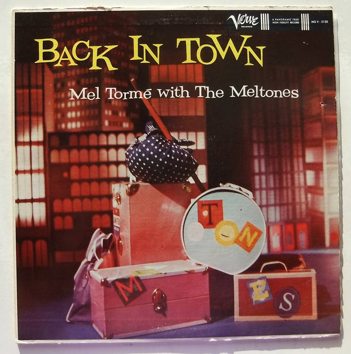MEL TORME with The Meltones / Back in Town Verve MGV-2120 VRI:dg S(ボーカル ...