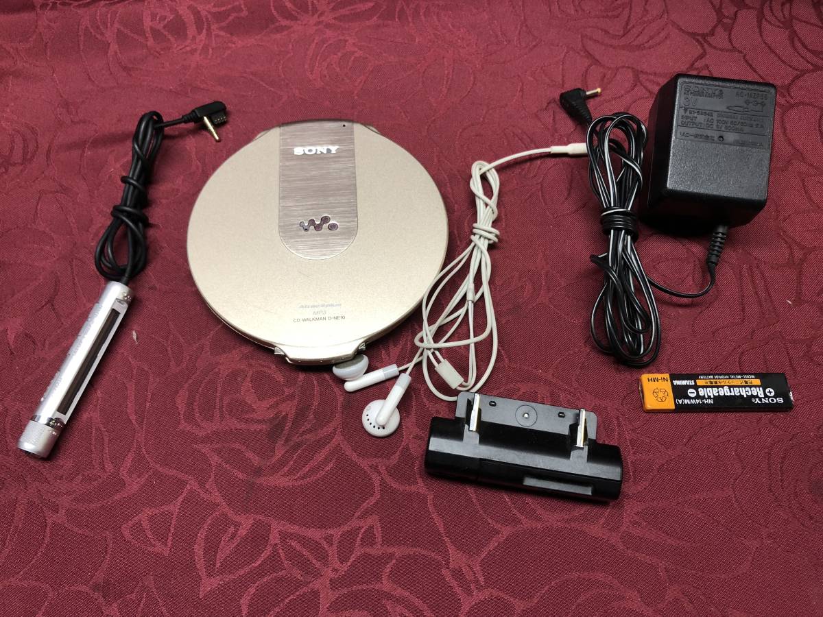 SONY Atrac3PLUS MP3 CD WALKMAN D-NE10 ジャンク(CDプレーヤー)｜売買されたオークション情報、yahoo ...