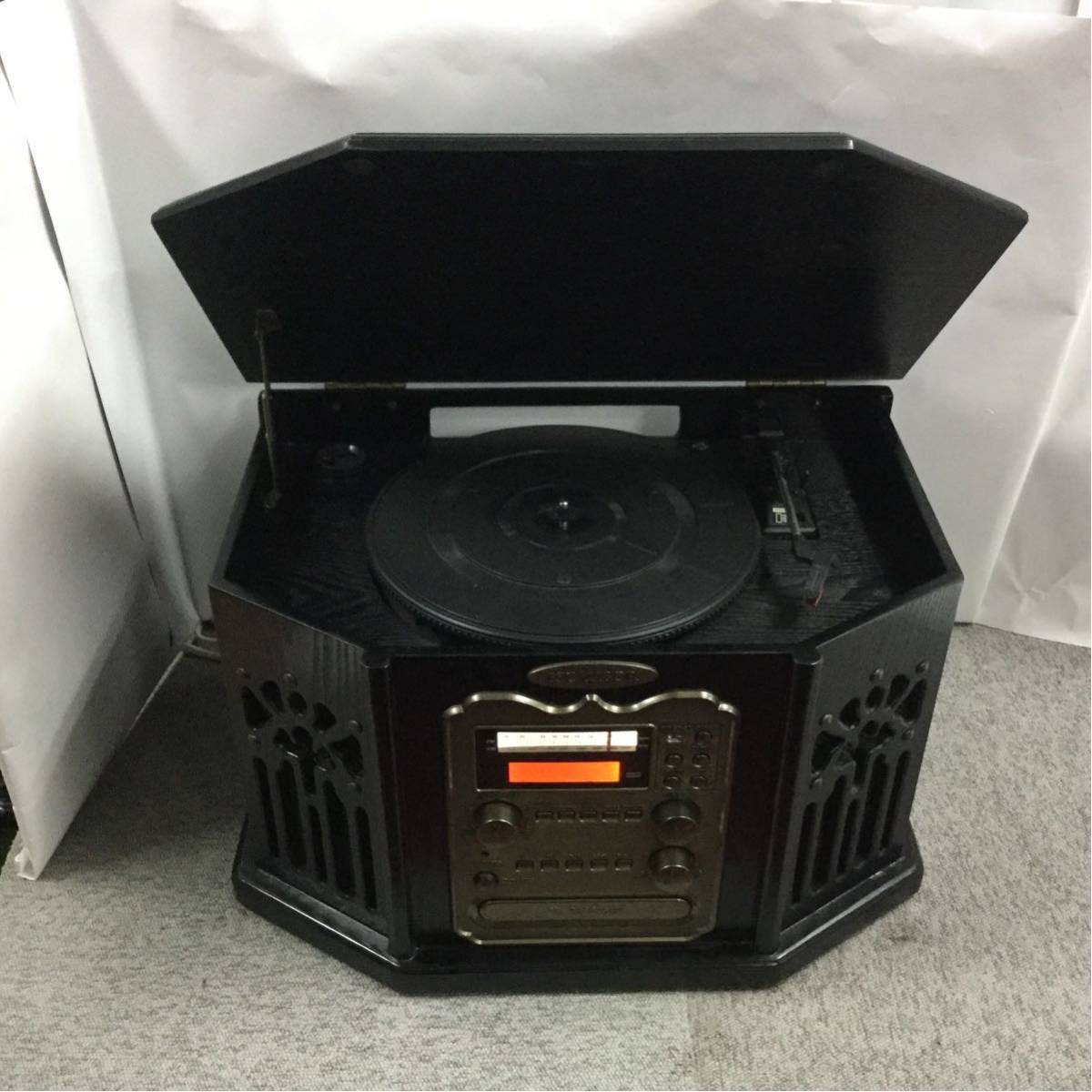 ESCALIBOR アンティーク調マルチプレーヤー Model:6900 エスキャリバー レコード カセット ラジオ CD(ターンテーブル)｜売買されたオークション情報、yahooの商品情報を ...