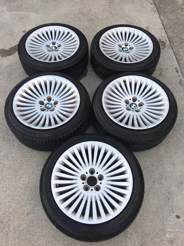 BMW 7シリーズ E65 E66 純正 19インチ アルミホイール 5本セット 9J/10J 品(ラジアルタイヤ)｜売買されたオークション ...