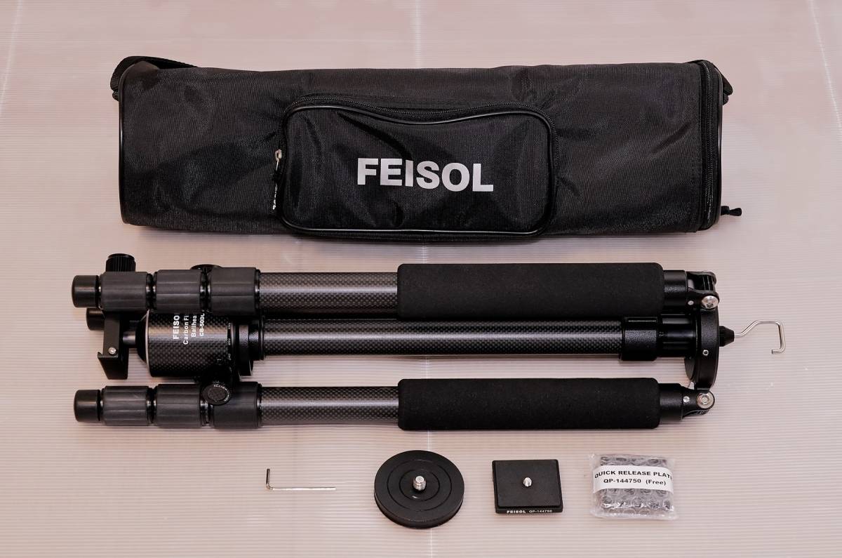 カーボン三脚 FEISOL CT-3442 と自由雲台 FEISOL CB-50DC 他一式セット(三脚)｜売買されたオークション情報 ...