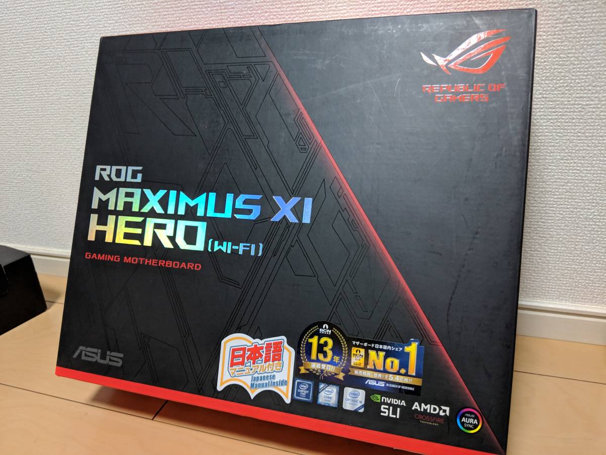 新品同様 ASUS ROG Maximus XI HERO (WI-FI) Republic of Gamers Intel Z390搭載 ...