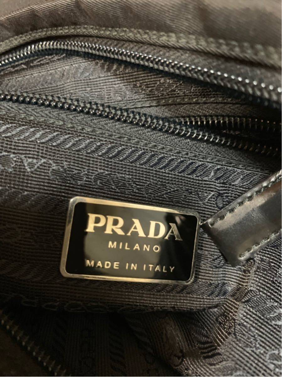 PRADA/プラダ B6671 ナイロン×レザー 斜め掛け ショルダーバッグ 黒 ブラック(ショルダーバッグ)｜売買されたオークション情報、yahooの商品情報をアーカイブ公開 ...