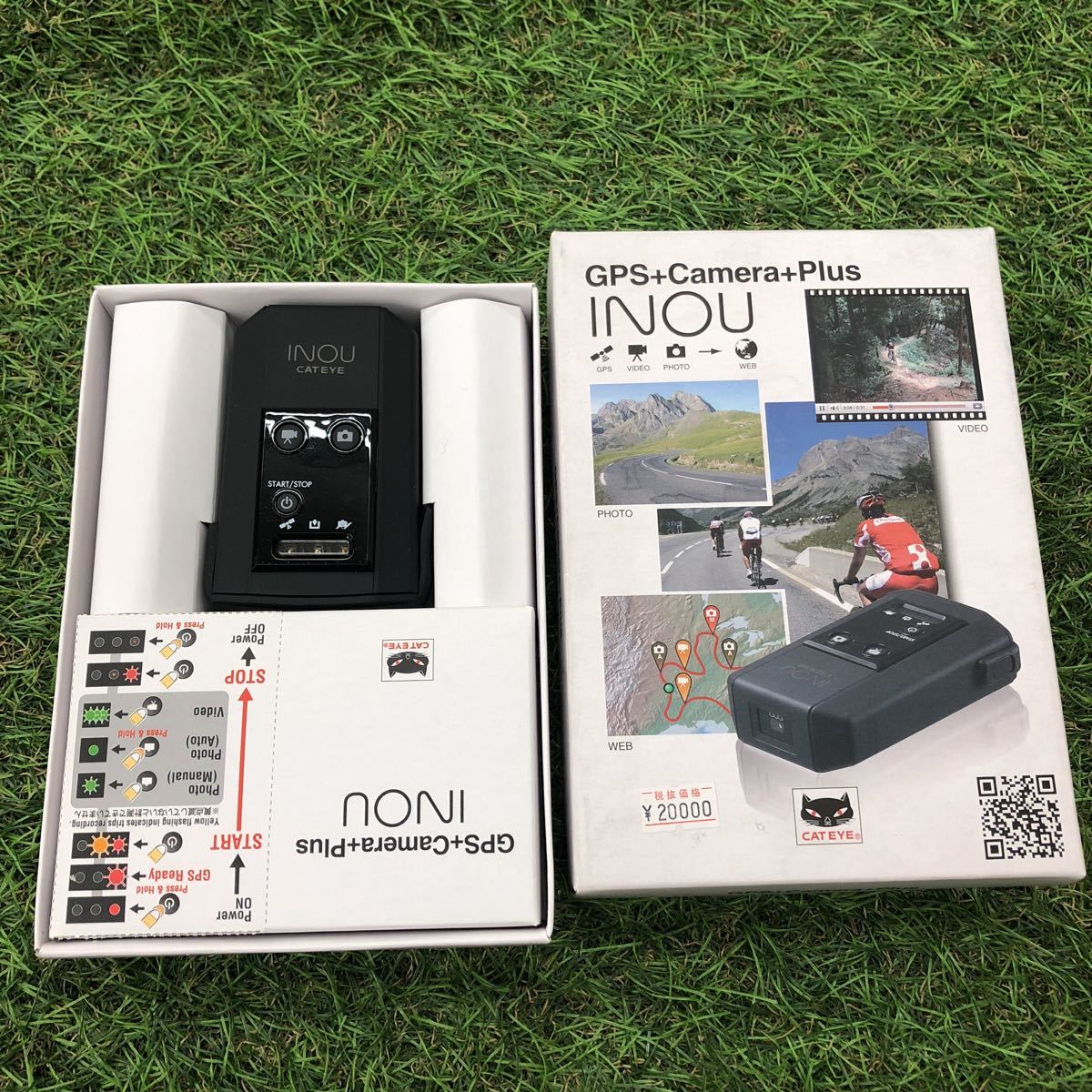 XZ1489 Cat Eye INOU GPS Camera Plus 自転車 アクセサリ 展示品 ロードバイク MTB MSC-GC100 ...