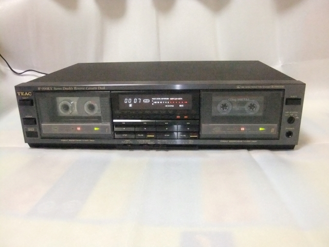 TEAC Wカセットデッキ W-990RX 動作良好 リモコン付き(一般)｜売買されたオークション情報、yahooの商品情報をアーカイブ公開 ...