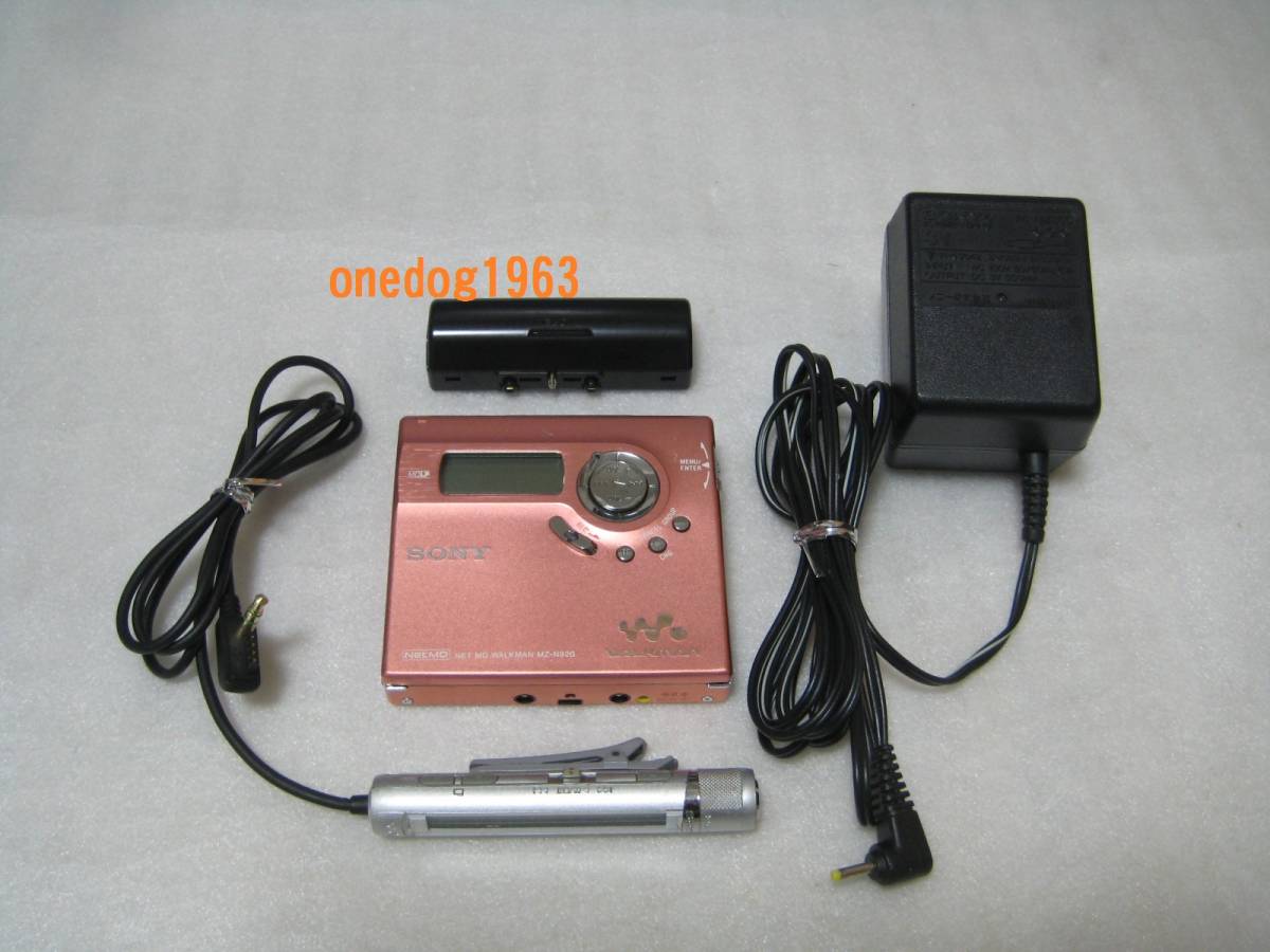 録再動確 ソニーNetMD MZ-N920オレンジACコード＆電池ケース -1903(録音、再生)｜売買されたオークション情報、yahooの ...