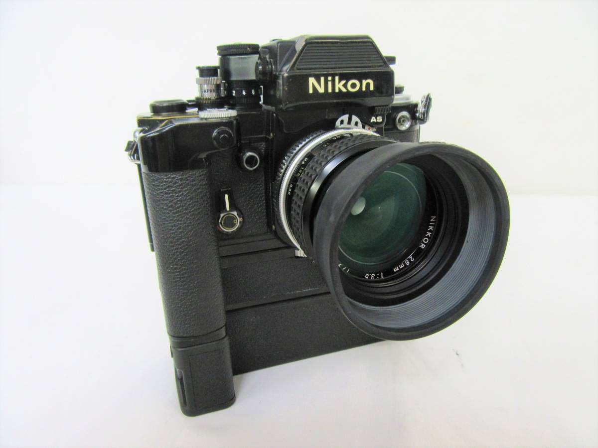Nikon/F2-AS 7756602 /MD-3/MD-2 ②/NIKKOR 28mm 1:3.5(ニコン)｜売買されたオークション情報 ...