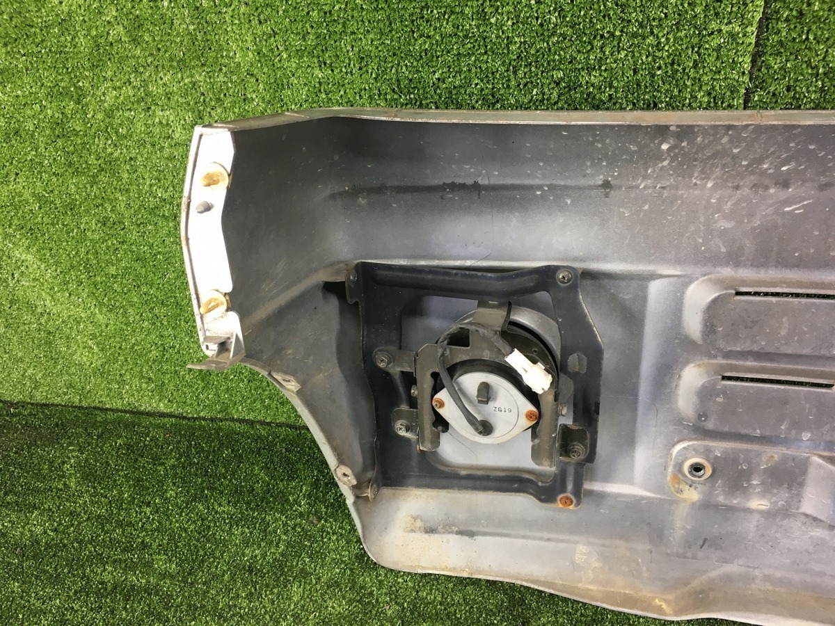S管理55737 ミニキャブ フロントバンパー 左 右 フォグランプ付き H15 U62V カラーNO:A69 サテライトシルバーメタ ...
