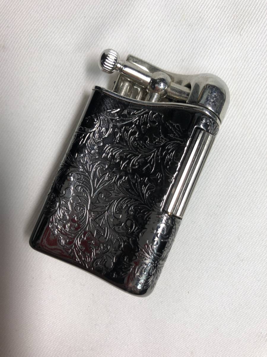 169D109C00 SAROME TOKYO サロメ フリント ローラー ガス ライター PSD12-28 黒 ブラック 着火OK(ガス ...