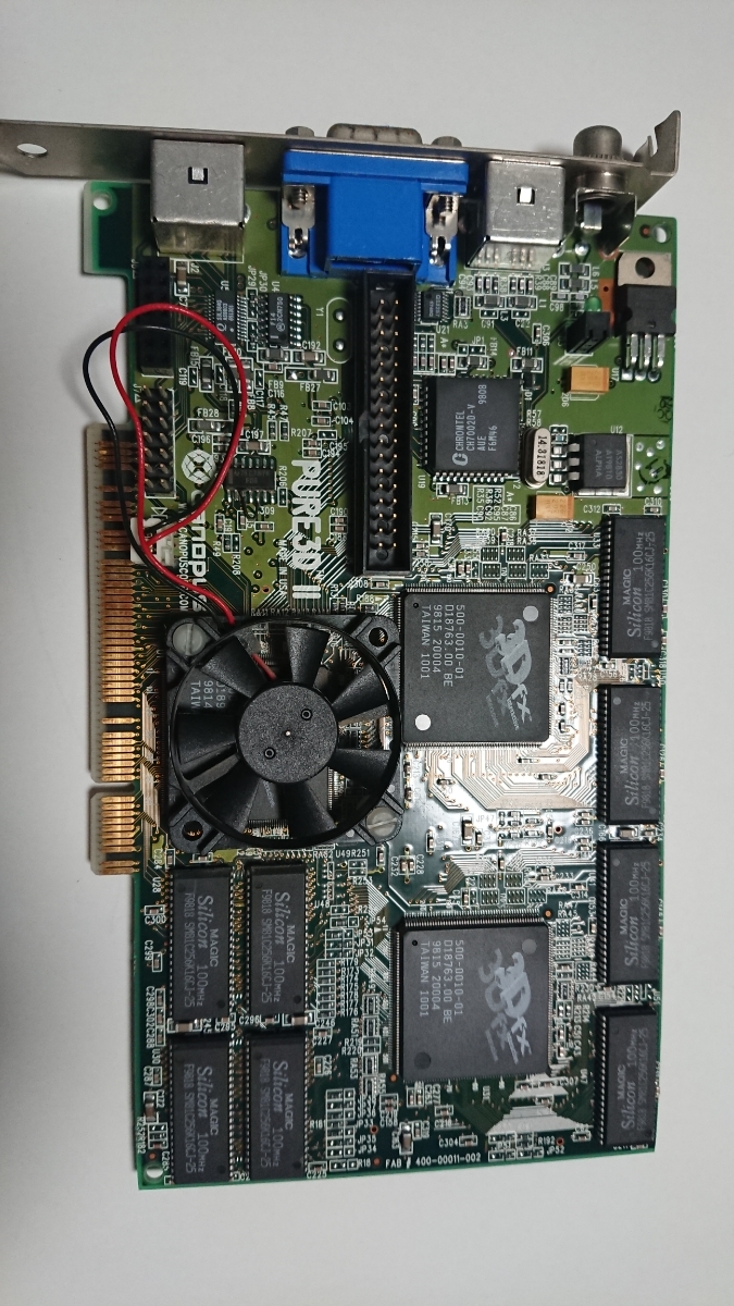 グラフィックカード Canopus Pure3D II voodoo2(PCI Express)｜売買されたオークション情報、yahooの商品 ...