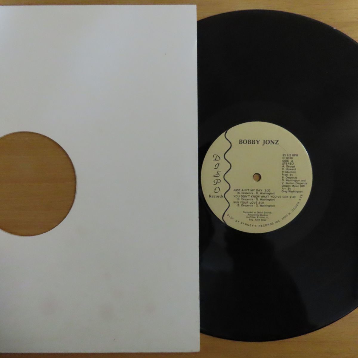 35001679; US盤/INDIE SOUL/12' Bobby Jonz / Jimmy Burns / Untitled(R&B ...