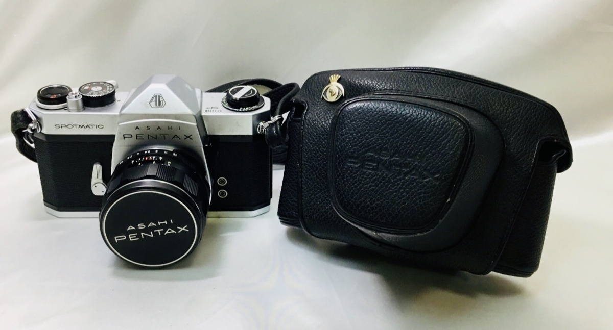 T K-2 現状品/ PENTAX ペンタックス SPOTMATIC SP ボディ Super Multi Coated TAKUMAR 1:1.8 f=55mm 一眼レフ フィルムカメラ ...