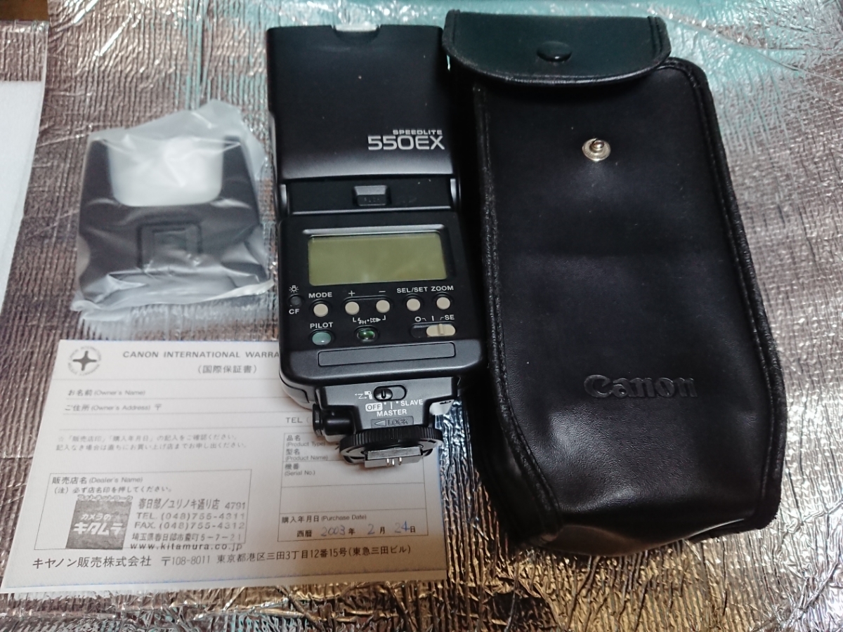 キヤノン スピードライト550EX Canon EOS SPEEDLITE(キヤノン用)｜売買されたオークション情報、yahooの商品情報を ...