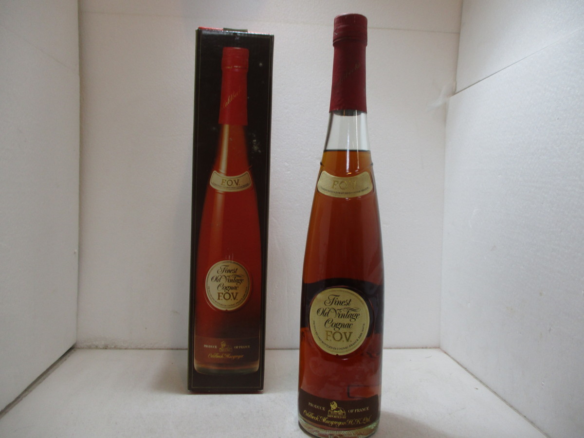 FOV Finest Old Vintage Cognac／ファイネスト オールド ヴィンテージ コニャック ブランデー 700ml 箱入 ...