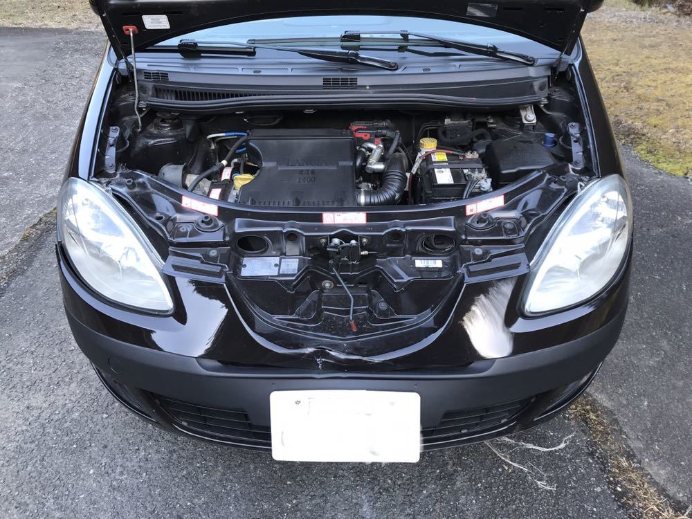 LANCIA MUSA 1.4 16V PLATINO スカイドーム DFN BOSE ハーフレザー ガレ伊太物 新車並行 前部事故車 丸車売 ...