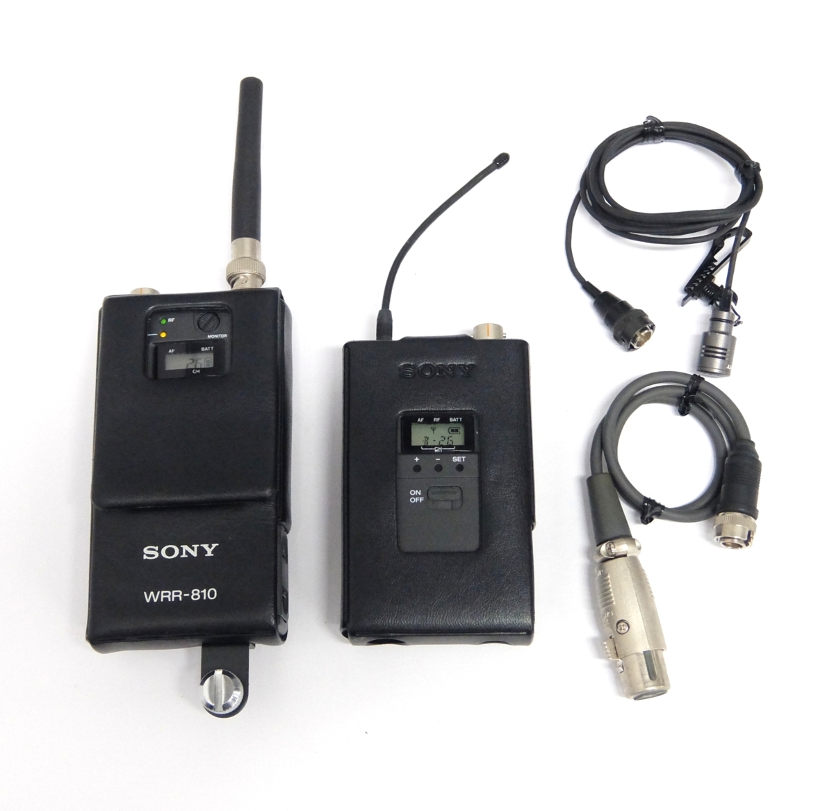 SONY WRR-810＆WRT-822 B型規格 UHFシンセサイザーチューナー＆トランスミッターセット 送/受信機 / #245354 ...
