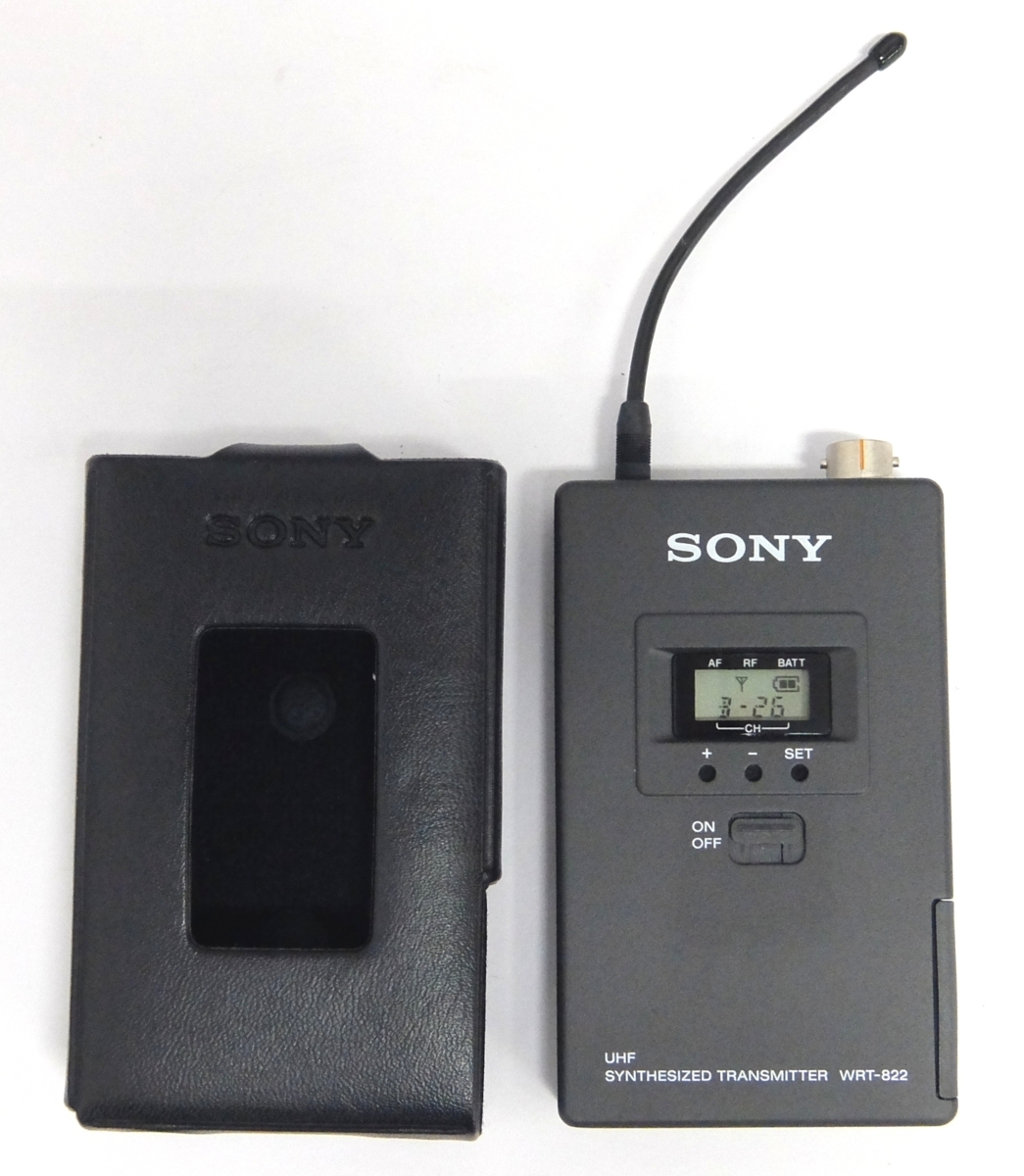 SONY WRR-810＆WRT-822 B型規格 UHFシンセサイザーチューナー＆トランスミッターセット 送/受信機 / #245354 ...