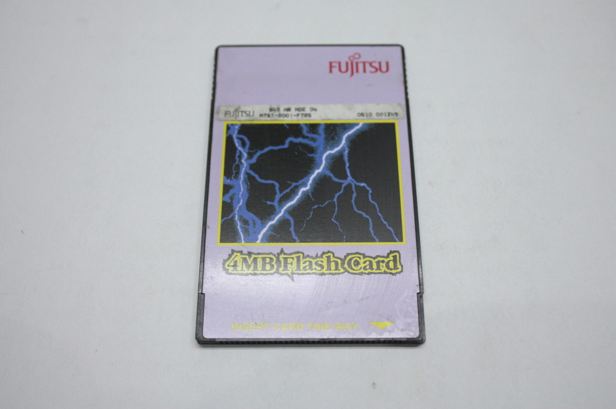 B931 富士通Fujitsu PCMCIA PCカード Flashフラッシュ メモリ4MB(PCカードメモリ)｜売買されたオークション情報 ...
