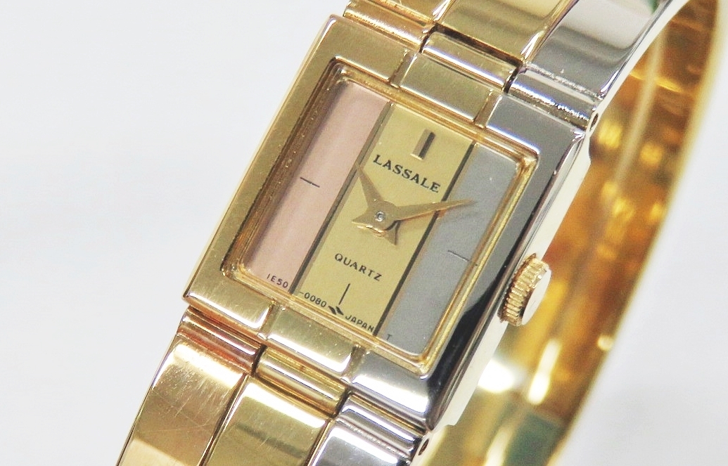 b031 SEIKO セイコー LASSALE ラサール クォーツ 1E50-5049 レディース 腕時計 箱付 2(その他)｜売買された ...