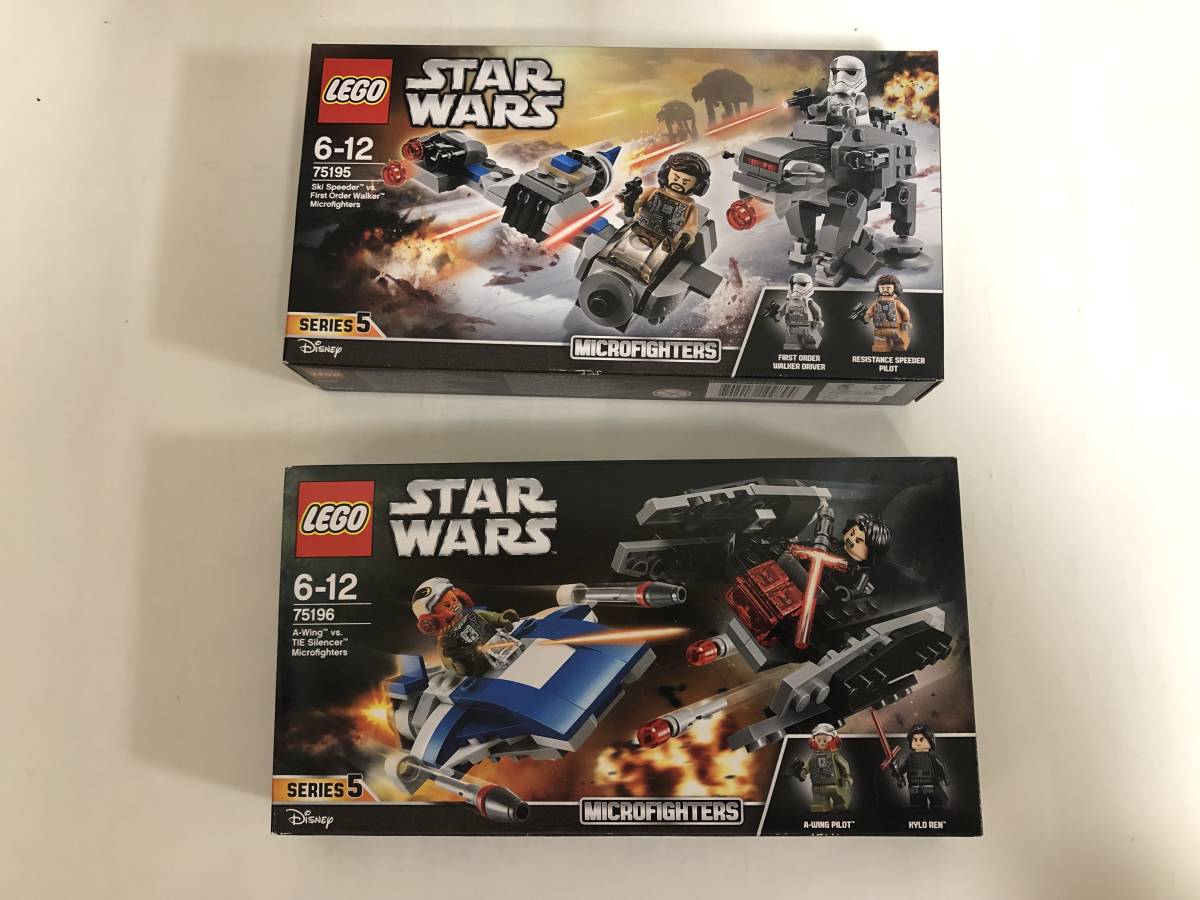 レゴ 75195 75196 スター ウォーズ スキー スピーダー vs.ファースト オーダー ウォーカー A-ウィング vs.TIE ...