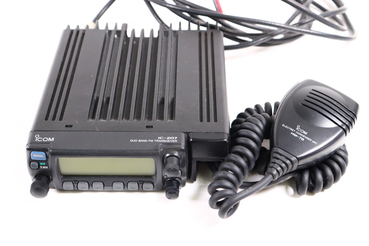 1円スタート ICOM IC-207 アマチュア無線機 DUO BAND FM TRANSCEIVER 4598-HZ(その他)｜売買された ...