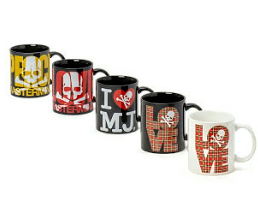 NEW mastermind JAPAN mug cup 14pcs set LOVE&PEACE skull マスターマインドジャパン ...