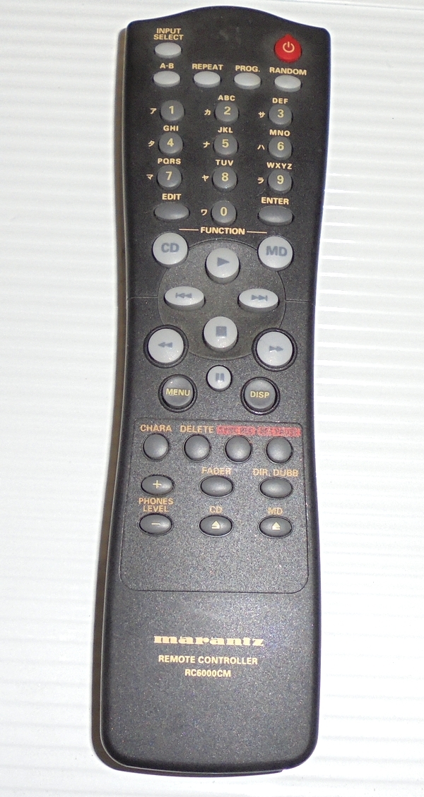RC6000CM CM6000/CM6200/PMD380用リモコン 動作良好 marantz /マランツ(リモコン)｜売買されたオークション ...
