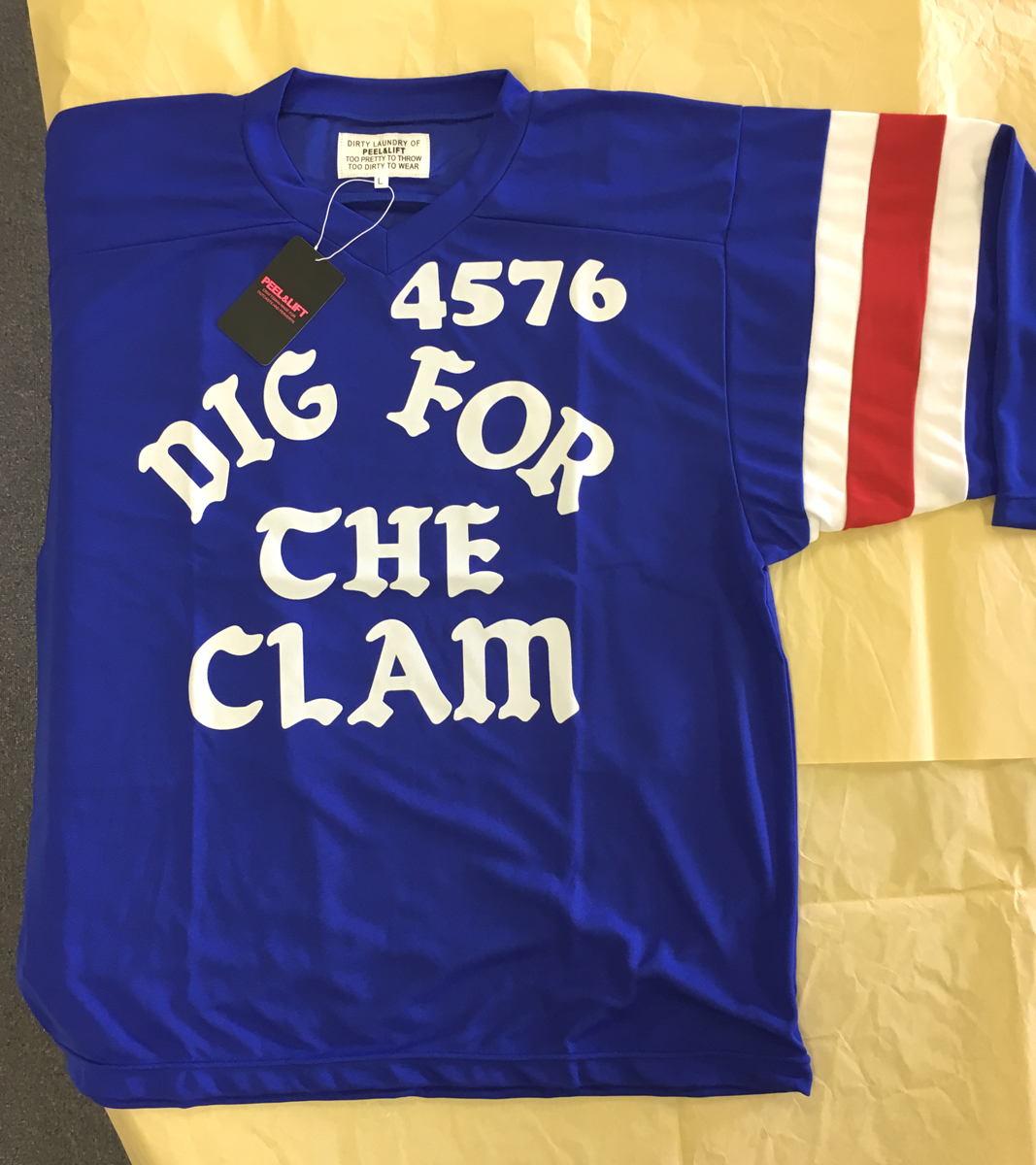 PEEL&LIFT DIG hockey jersey L ホッケージャージ ブルー Tシャツ /検 マルコムマクラーレン affa ...