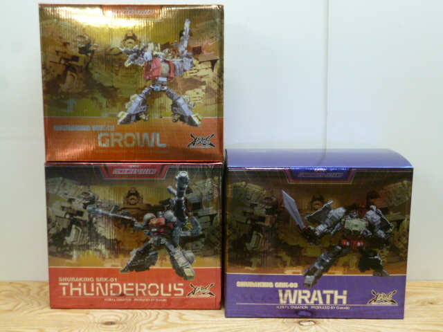 C トランスフォーマー 非正規品 GCreation - Shuraking COMBINERS LEGEND 修羅王3体セット 全セット は ...