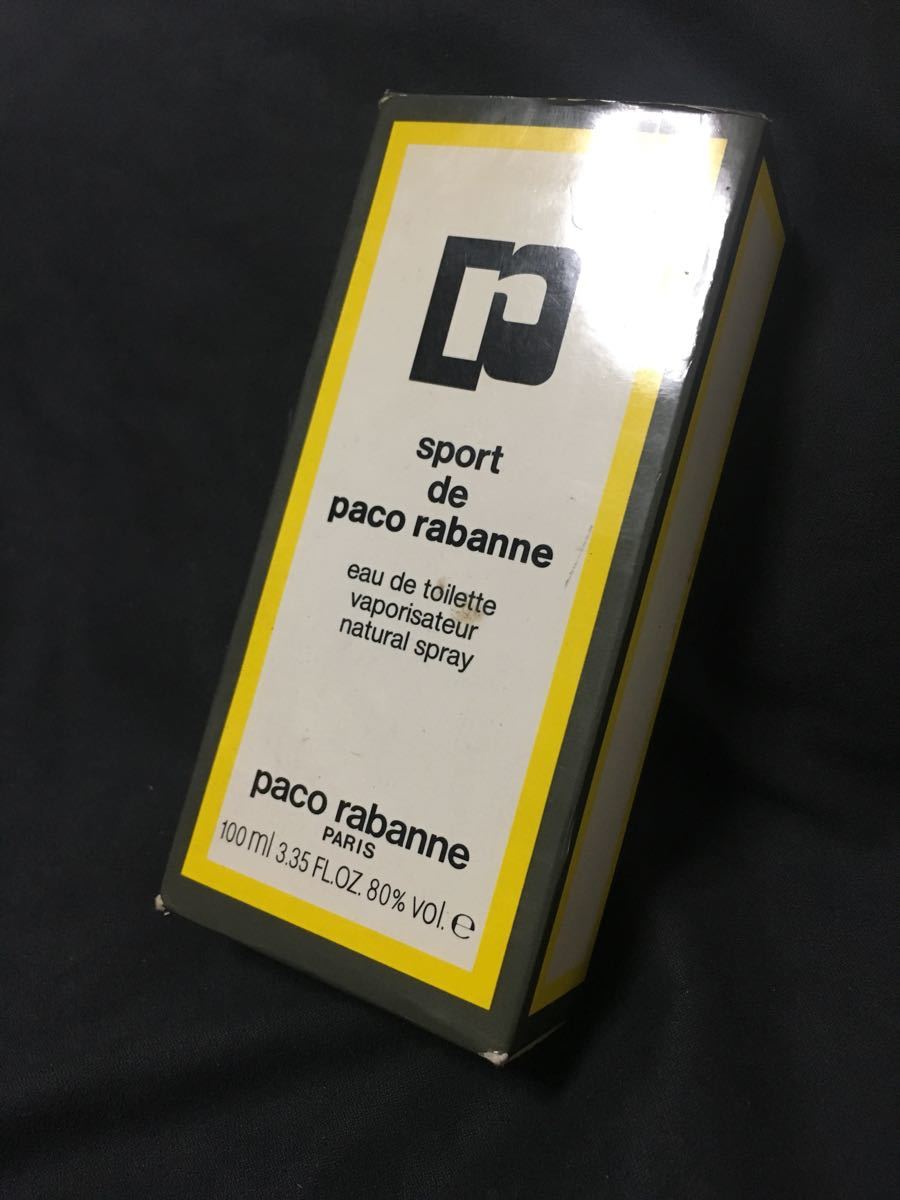 Sport de Paco Rabanne 100ml スポールド パコラバンヌ 品 廃盤 ヴィンテージ香水 スポーツ メンズ 香水 オード ...