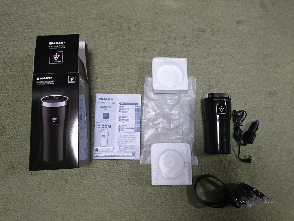 シャープ SHARP プラズマクラスターイオン発生機 IG-GC15-B 車載用(シャープ)｜売買されたオークション情報、yahooの商品情報をアーカイブ公開 - オークファン（aucfan.com）