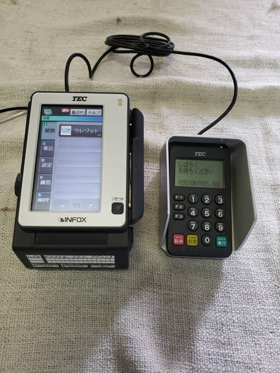 968 東芝 TEC カード決済ターミナル EFT-POS PINPAD PADCT 1円スタート(レジスタ)｜売買されたオークション情報、yahooの商品情報をアーカイブ公開 ...