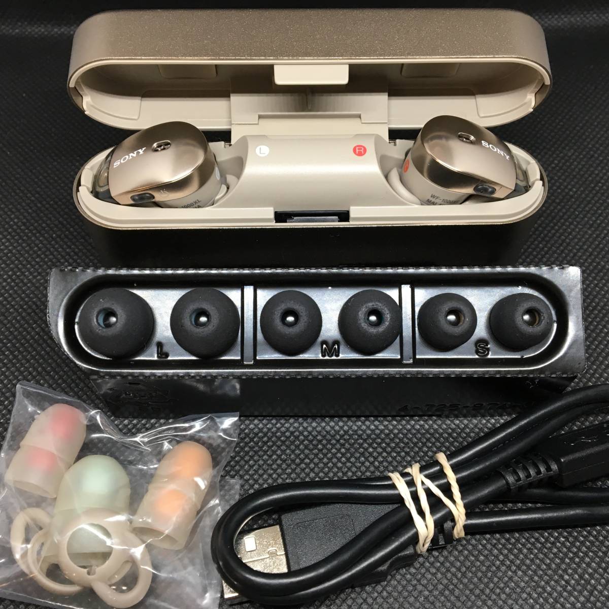 1円スタート SONY WF-1000X N シャンパンゴールド イヤピースセット 125343-29(ソニー)｜売買されたオークション情報 ...