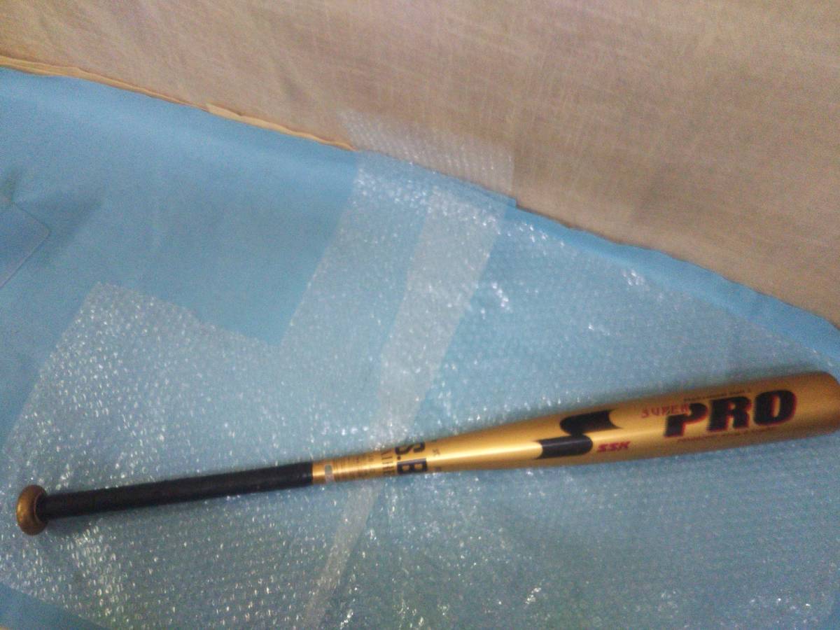 SSK SUPER PRO 軟式用 金属バット TAIHEI GOLD 84㎝ MADE IN JAPAN プロフェッシュナル スタッフ2 ...