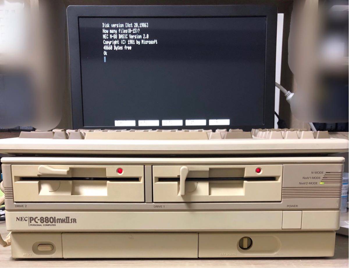 NEC PC-8801mkIISR キーボード 起動確認用システムディスク PC-8801mk2SR(パソコン)｜売買されたオークション情報、yahooの商品情報をアーカイブ公開 ...