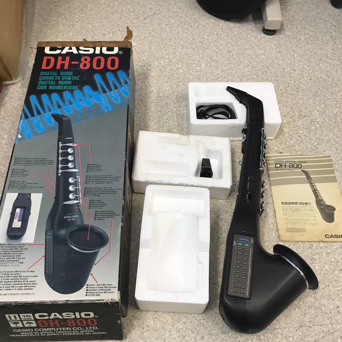 86 CASIO DH-800 カシオ デジタルホーン 元箱 取り説 現状品 商品 カシオ(その他)｜売買されたオークション情報、yahooの ...