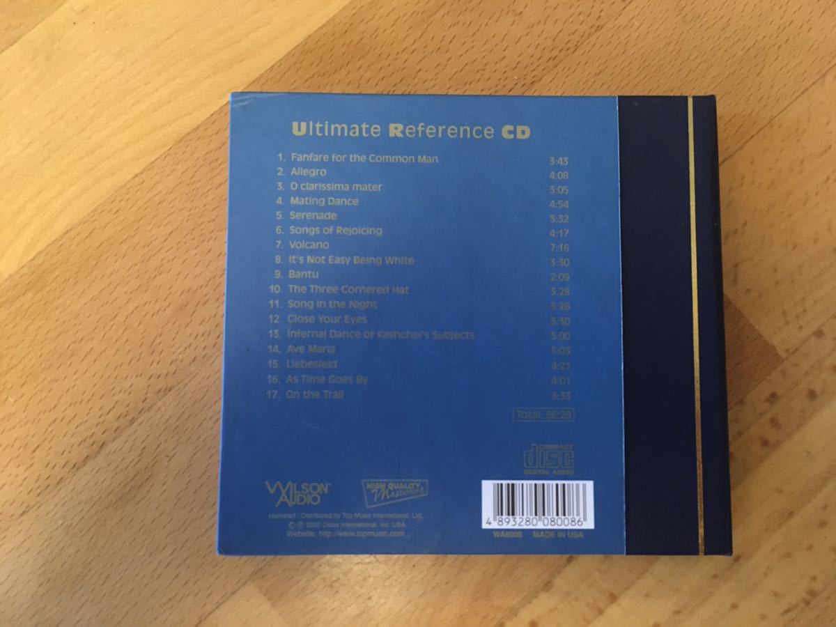 Wilson Audio - Ultimate Reference CD 24kt Gold CD Audiophile用リファレンスCD ...