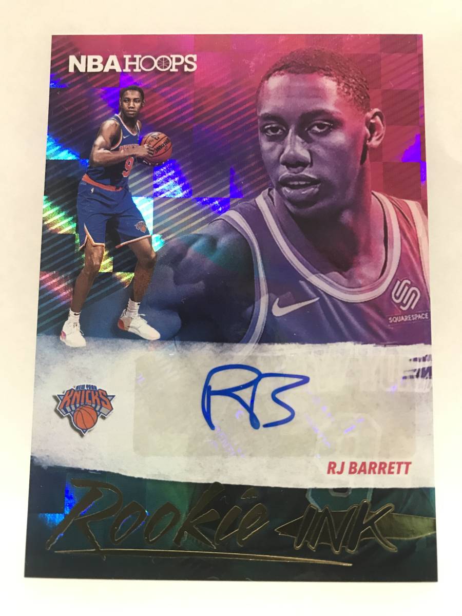 RJ Barrett 2019-20 Panini NBA Hoops Rookie Ink Auto ルーキー 直筆サインカード ...